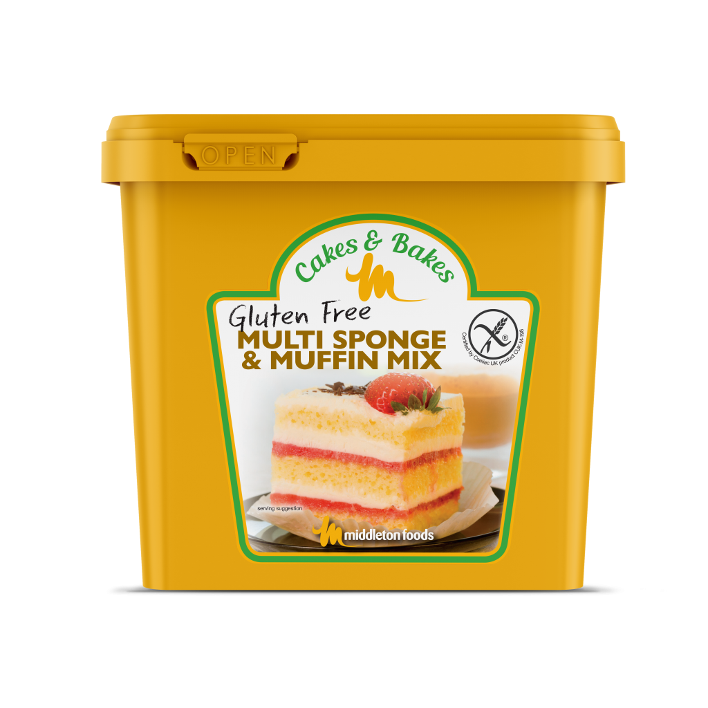 Gluten Free Multi Sponge & Muffin Mix – Middleton Foods